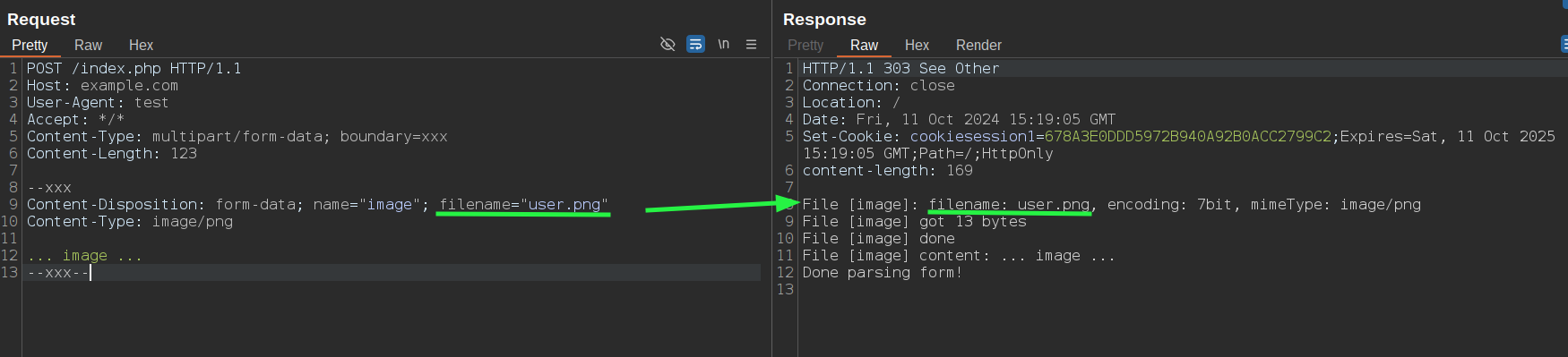 Breaking Down Multipart Parsers: File upload validation bypass